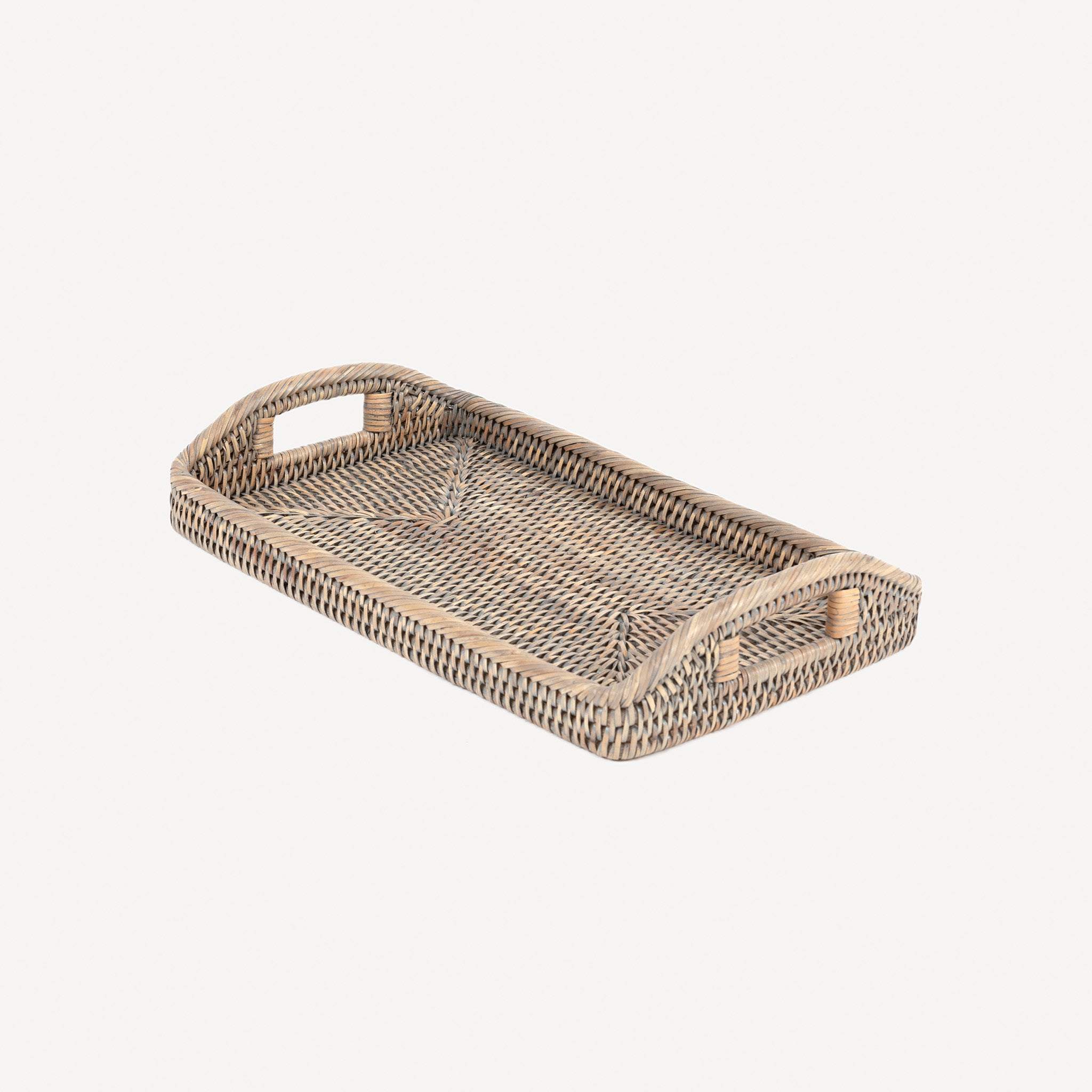 Grey Wash Rattan Tray Small – Bailey England